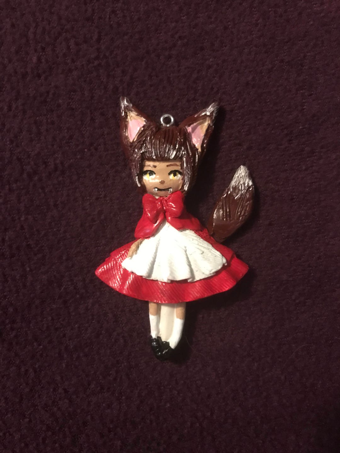 Little Red Werewolf Ornament - Etsy