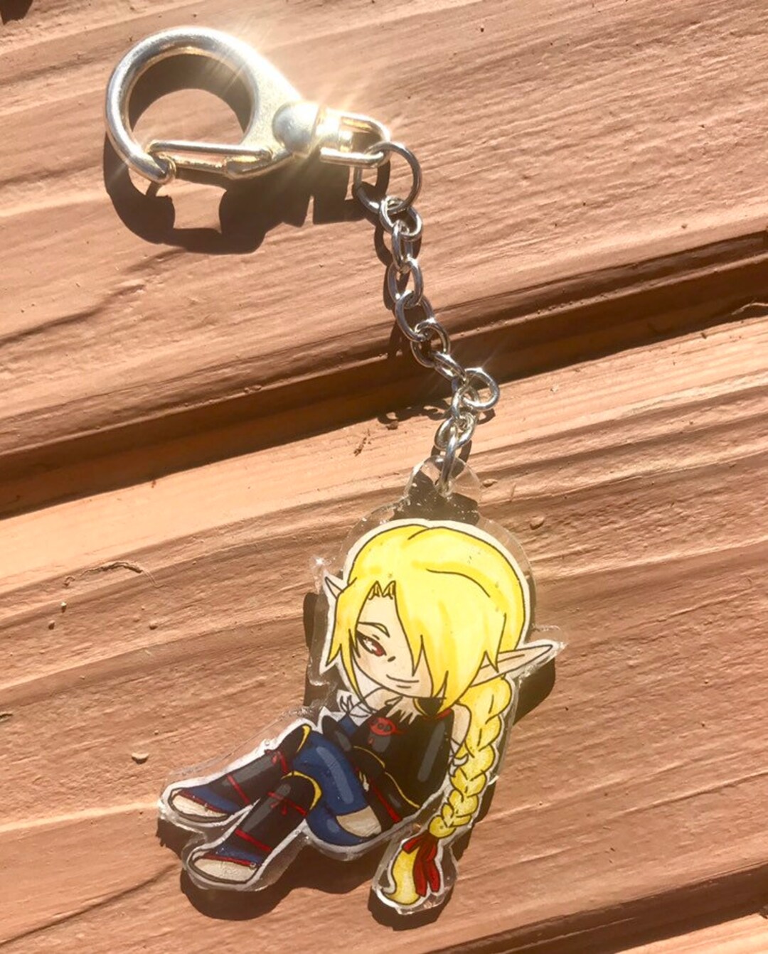 Botw Sheik Keychain - Etsy