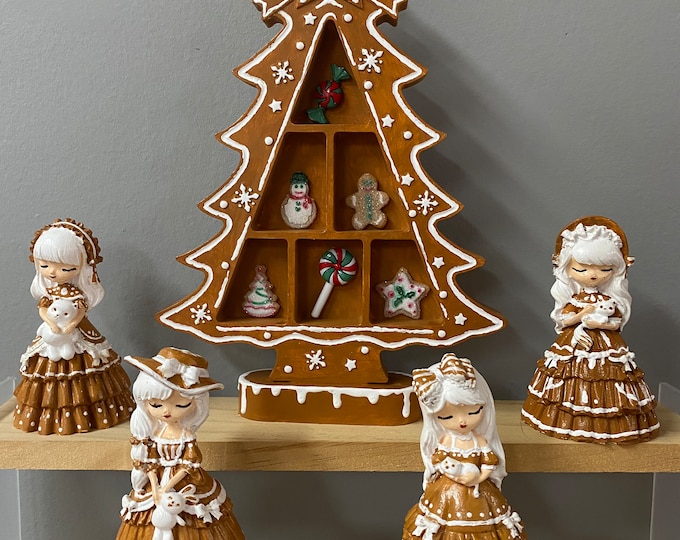 Gingerbread Figure Set - Etsy