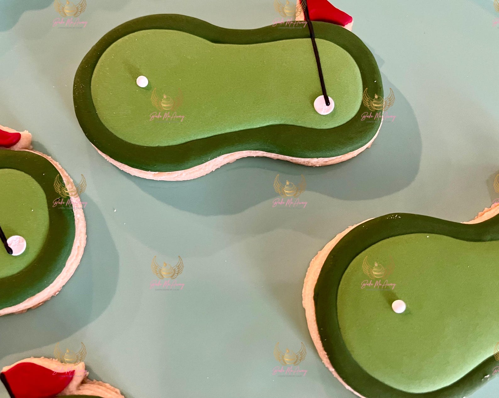 Golf Fore Tee Hole-in-one Hotdog Birthday- Cookies - Etsy