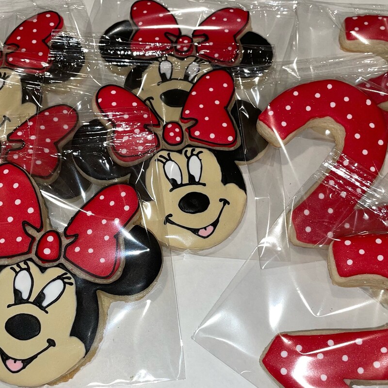 Minnie Mouse Cookie - Etsy