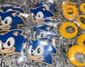 Sonic the Hedgehog and Friends Cookies - Etsy