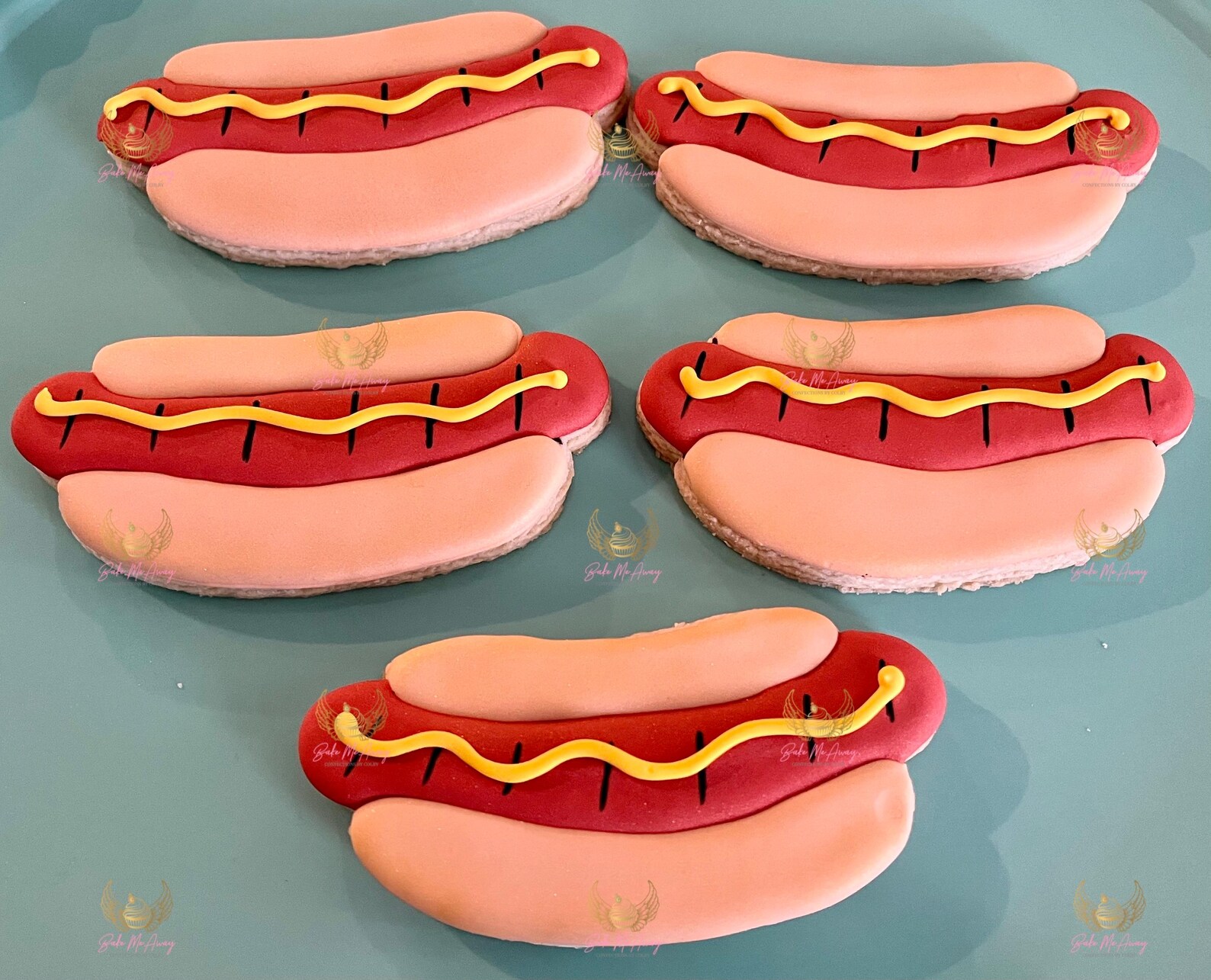 Golf Fore Tee Hole-in-one Hotdog Birthday- Cookies - Etsy