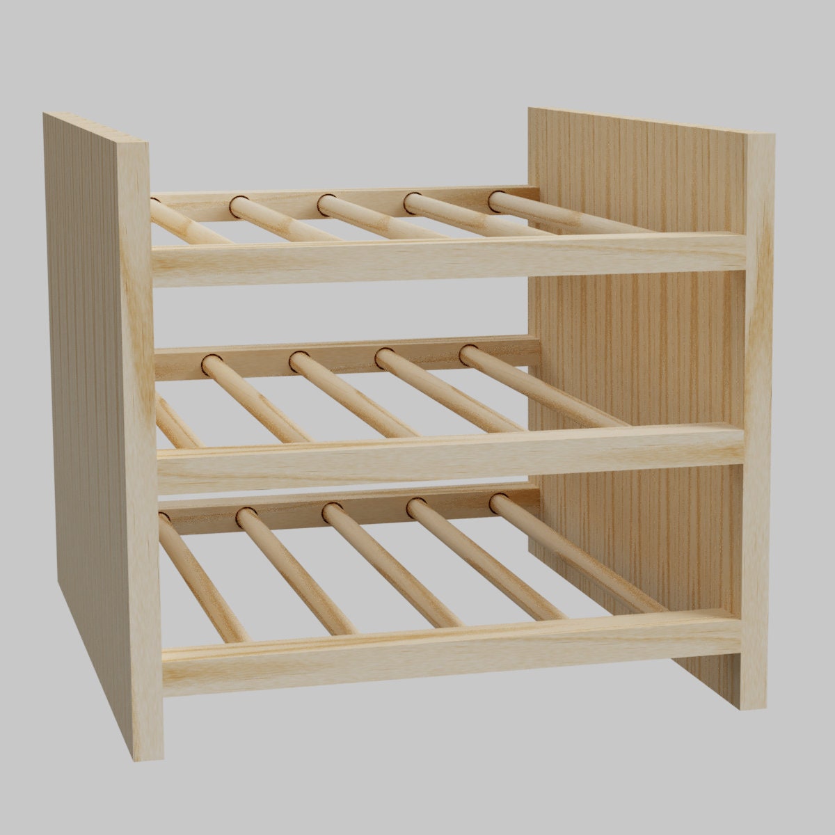 12-bottle DIY Wine Rack Plans - Etsy