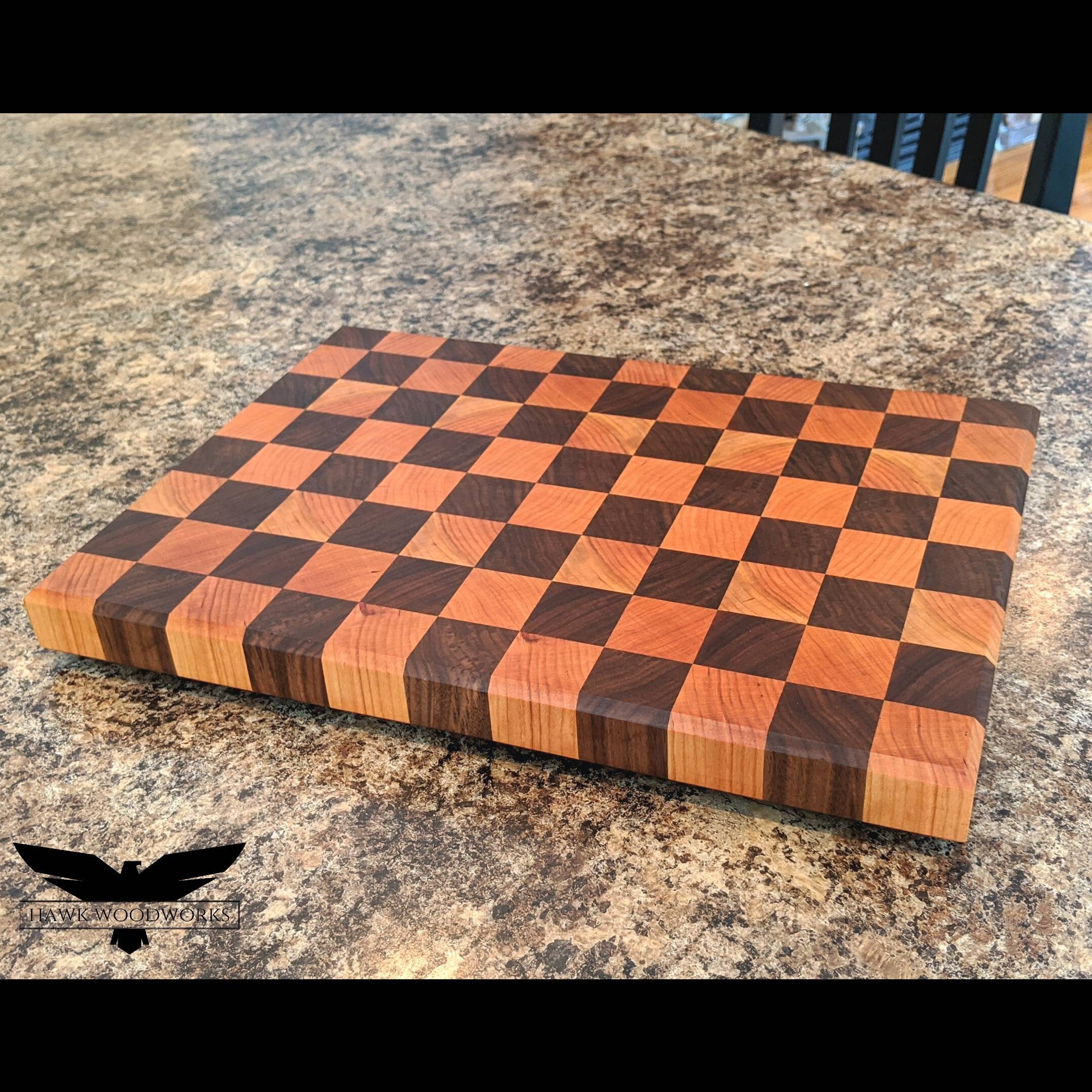 Checker Pattern Cutting Board - Etsy