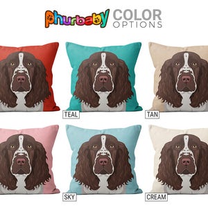 Springer Spaniel Pillow Stuffed Dog Pillow Fiancé Gift Dog Lover Gift ...
