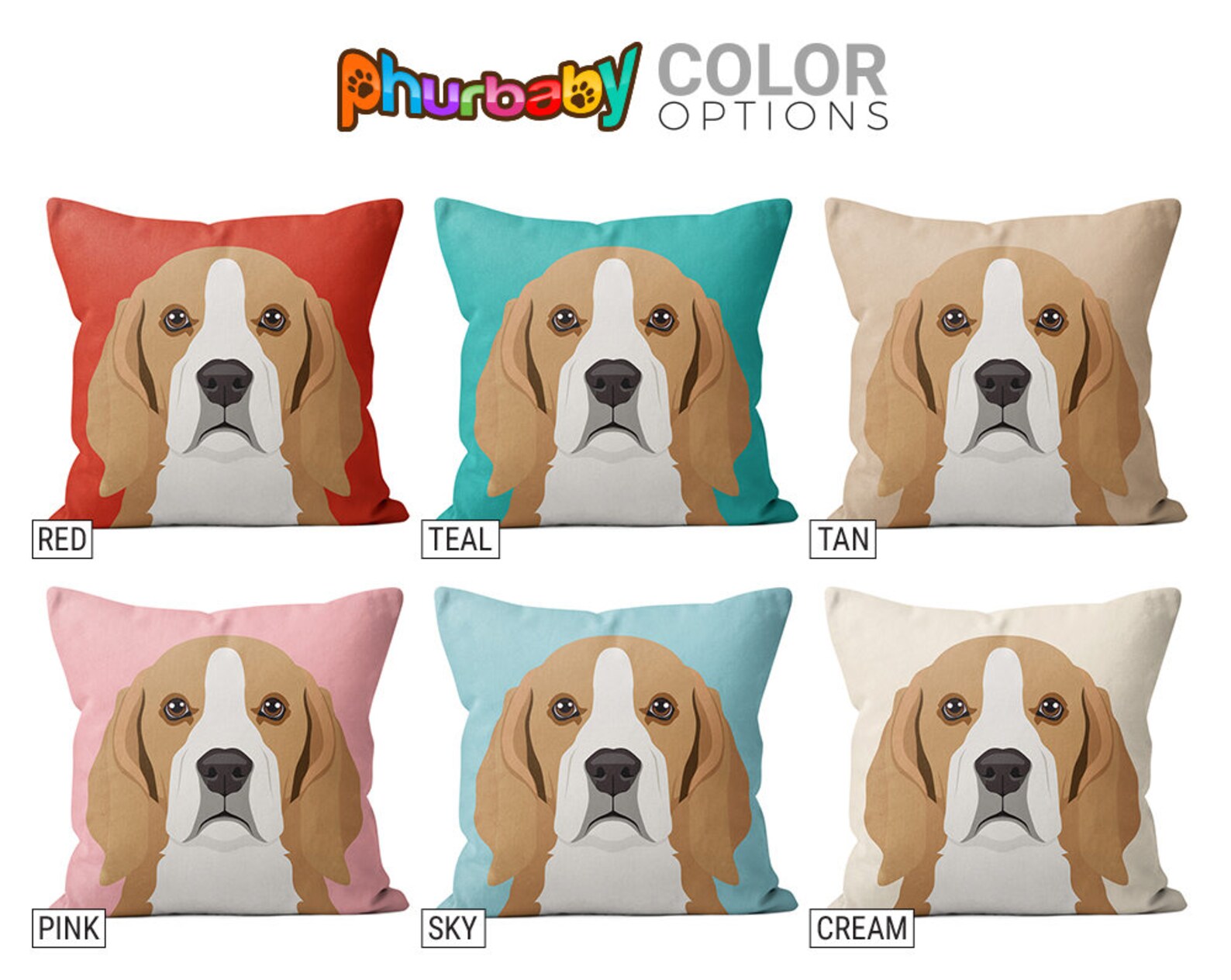 Beagle Pillow Pet Gift Fiancé Gift Dog Lover Gift - Etsy