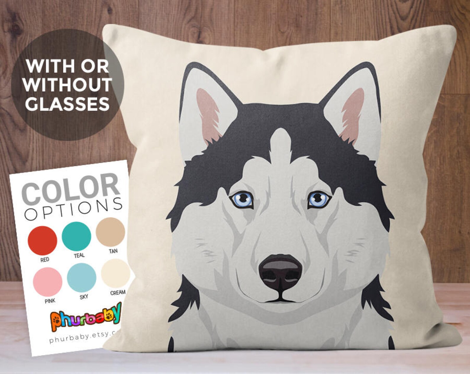 Husky Pillow Dog Pillow Boyfriend Gift Fiance Gift - Etsy
