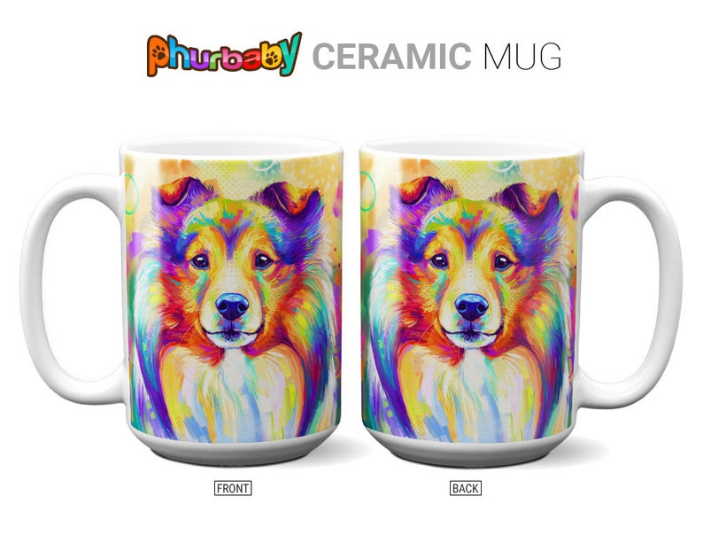 Shetland Sheepdog Mug Sheltie Dog Mug Coffee Mug | Etsy