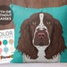 Springer Spaniel Pillow Stuffed Dog Pillow Fiancé Gift Dog Lover Gift ...