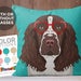 Springer Spaniel Pillow Stuffed Dog Pillow Fiancé Gift Dog Lover Gift ...
