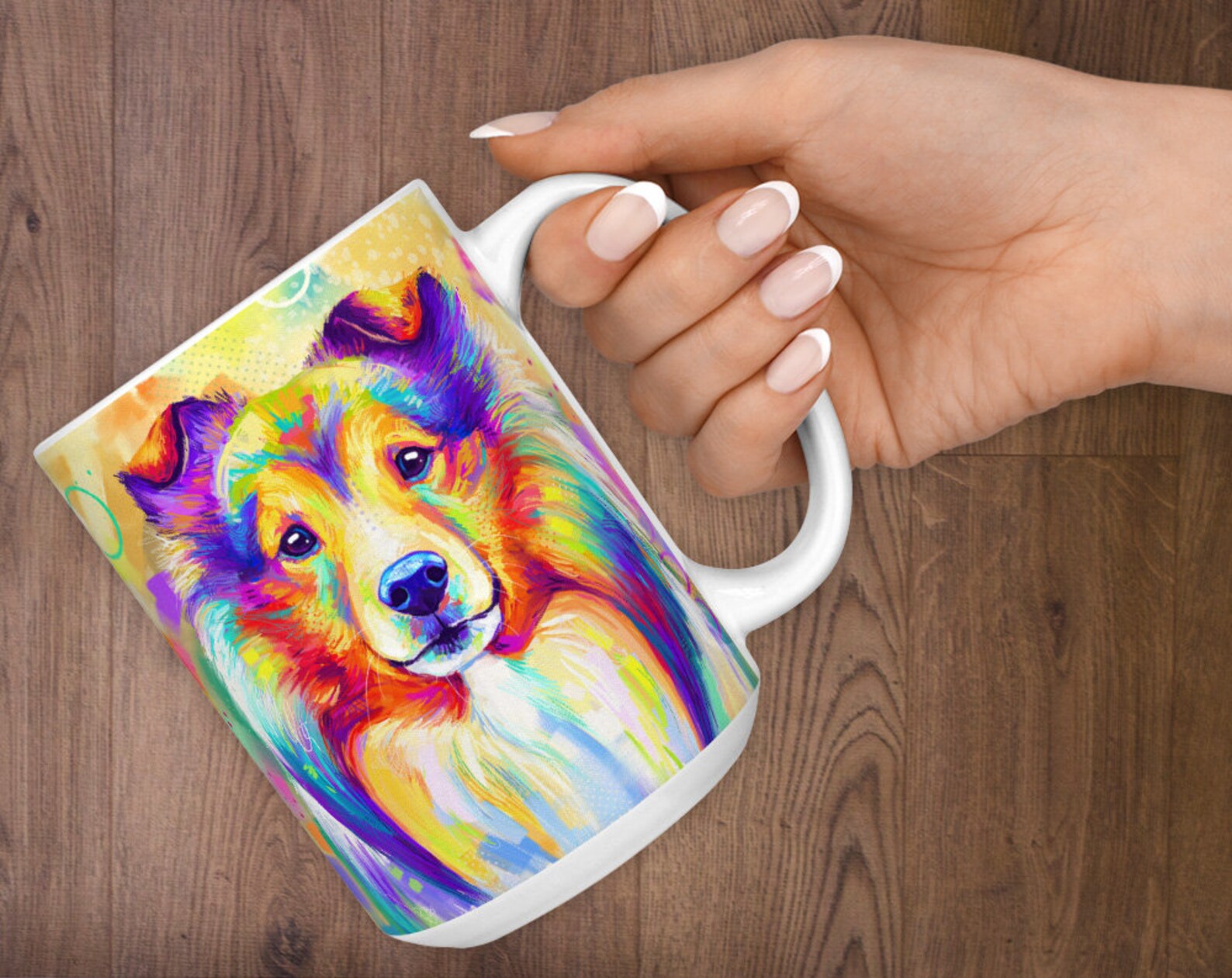 Shetland Sheepdog Mug Sheltie Dog Mug Coffee Mug | Etsy