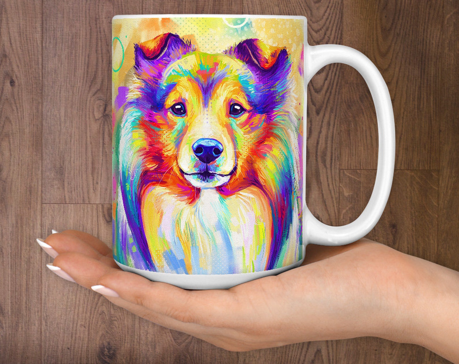 Shetland Sheepdog Mug Sheltie Dog Mug Coffee Mug | Etsy