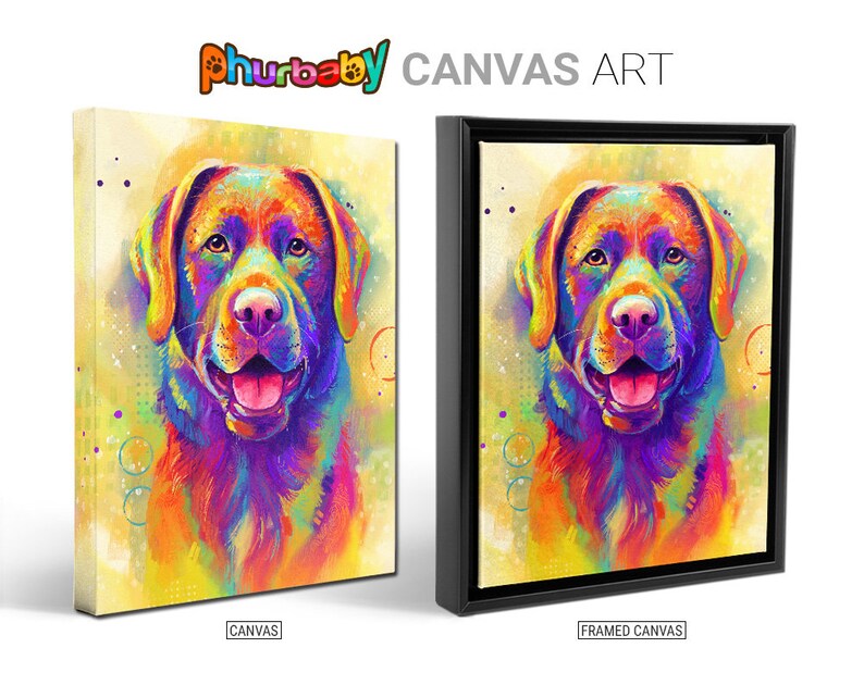 Labrador Retriever Canvas Lab Canvas Art Canvas Wall Art | Etsy
