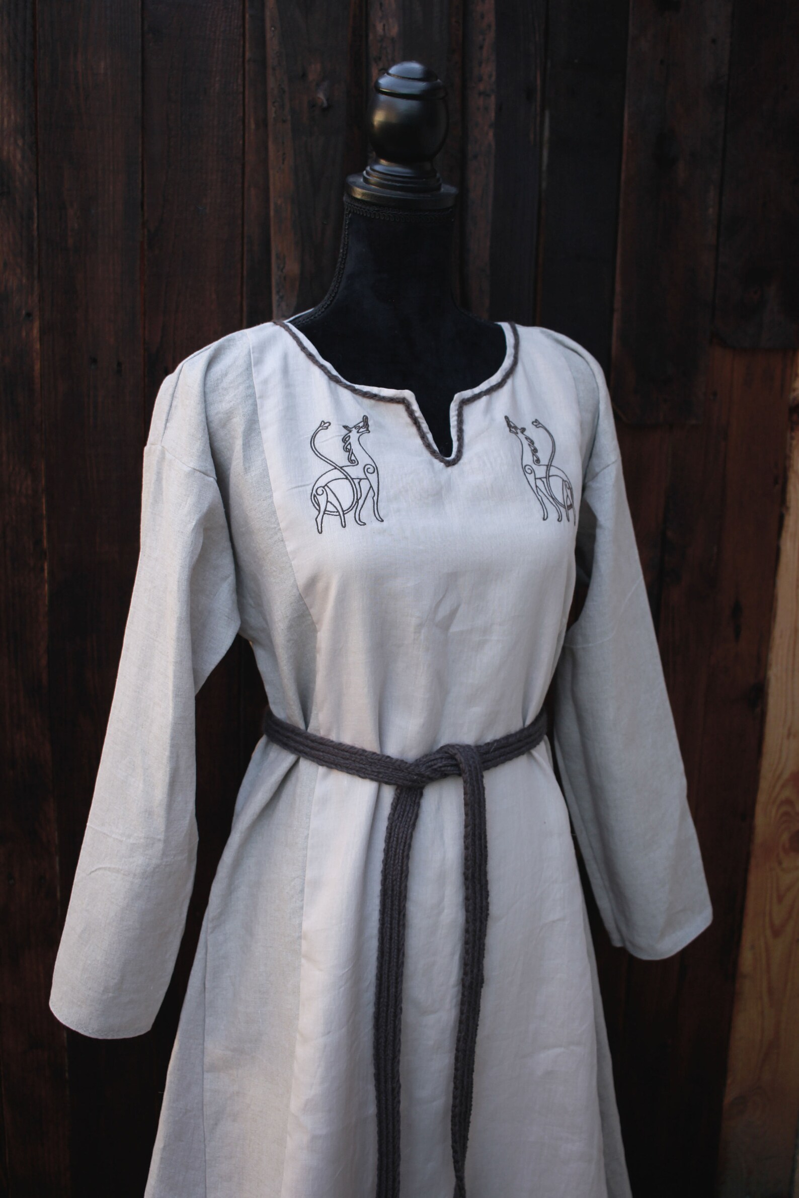 Viking Linen Dress - Etsy