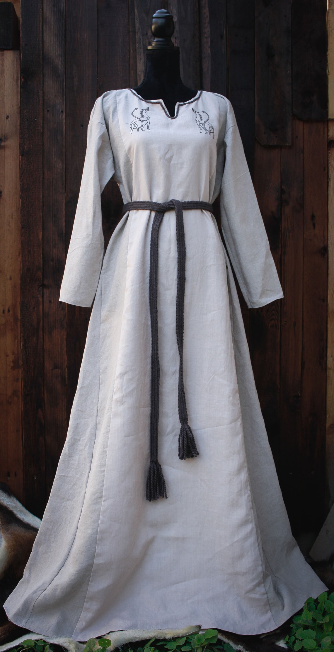 Viking Linen Dress - Etsy