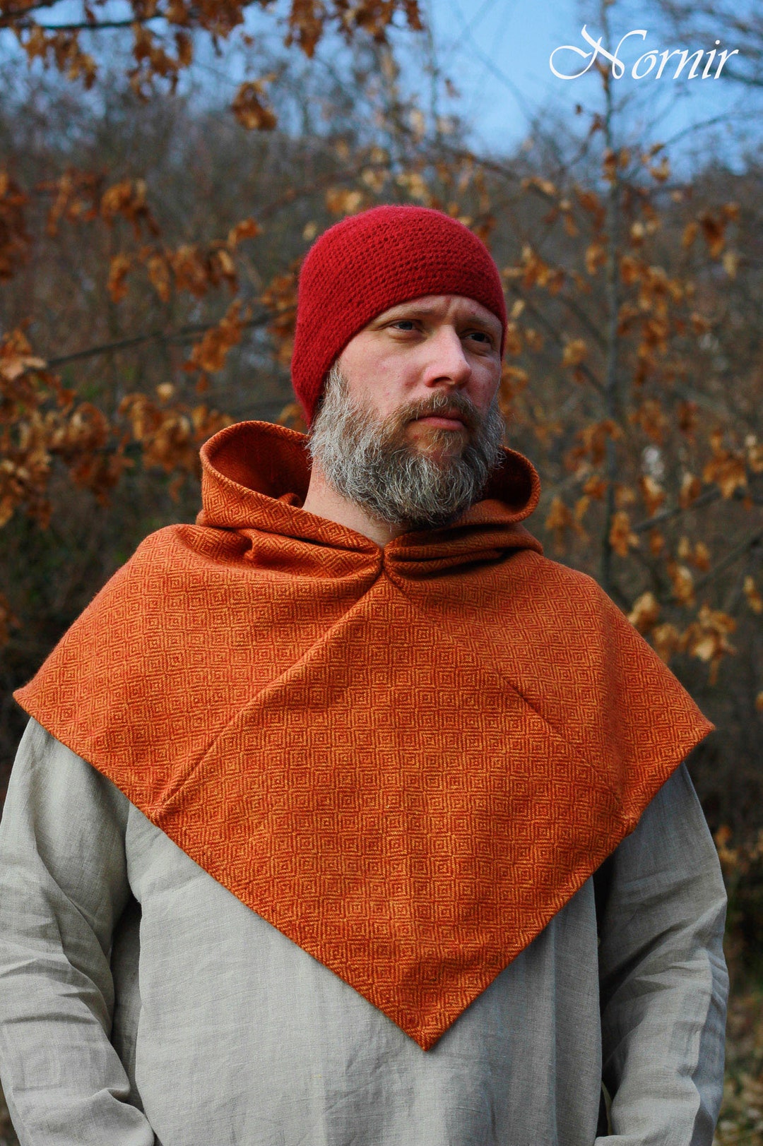 Viking Woolen Hood - Etsy