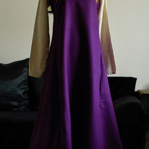 Woolen Apron Dress With Byzantine Medalions Silk Samite - Etsy