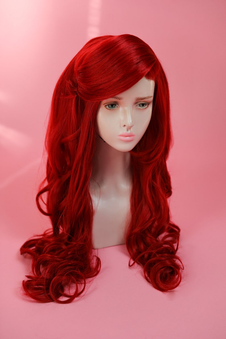 Ariel Style Wig Red / Inspired The Little Mermaid / Disney / | Etsy