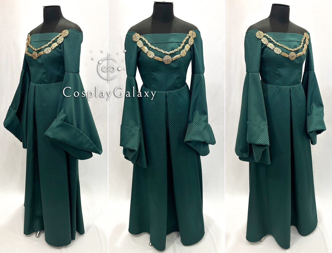 Inspired Queen Alicent Hightower Inspired Cosplay Dress , Fantasy ...
