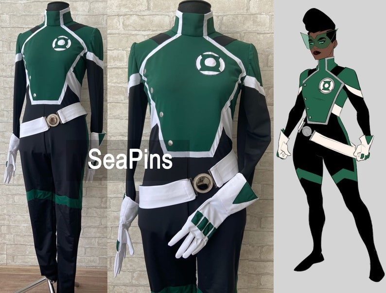 Jo Mullein Green Lantern cosplay costume made to order | Etsy