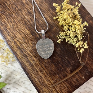 Moon Goddess Amulet of Avalon Pendant Necklace - Etsy