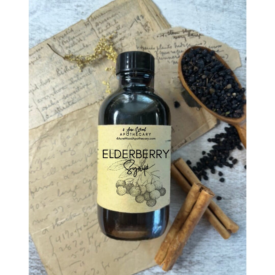 Elderberry Ginger Syrup Homegrown and Homemade - Etsy