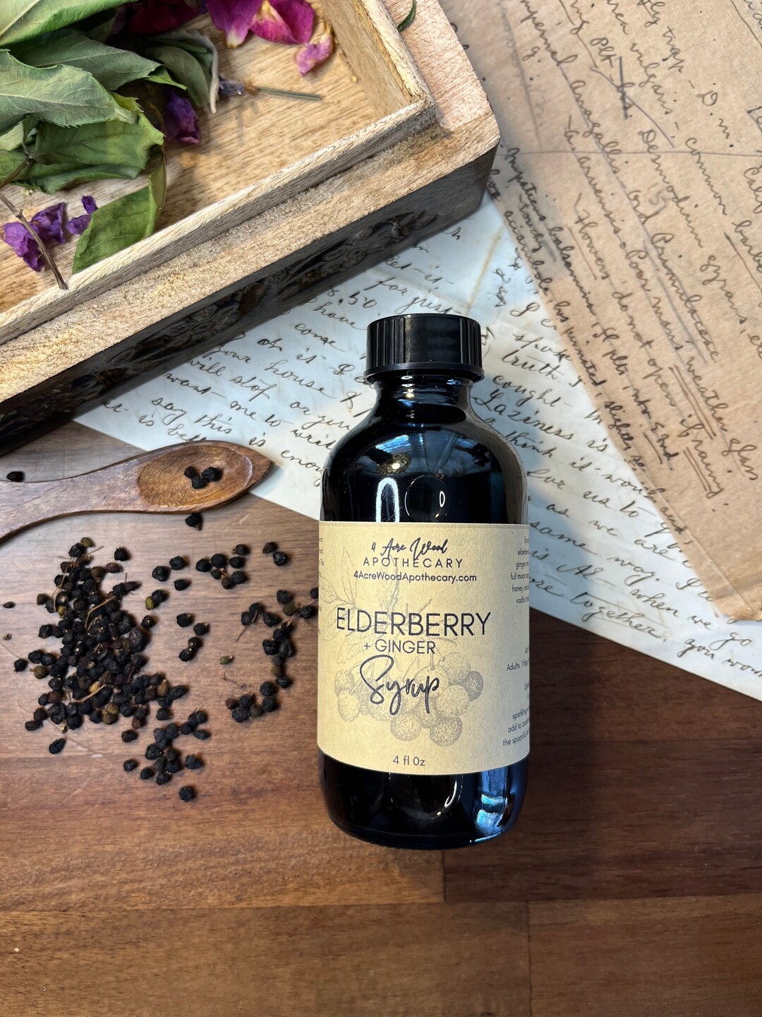 Elderberry + Ginger Syrup | Homegrown and Homemade - Etsy