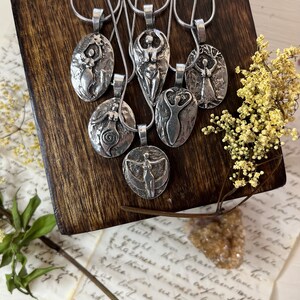 Moon Goddess Amulet of Avalon Pendant Necklace - Etsy