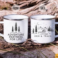 Personalized Van Life Mug Couple Camping Mug Custom Camping Cup ...