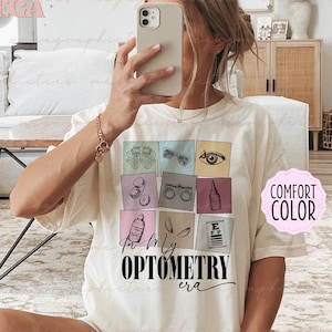 Comfort Colors Optometry Shirt, Ophthalmologist Shirt, Ophthalmology ...