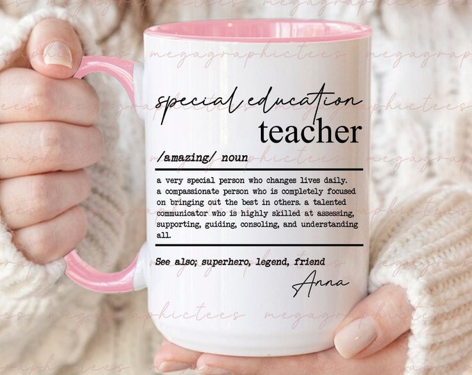 First Coffee Then Teach Mug Special Education Teacher Gift SPED Teacher ...