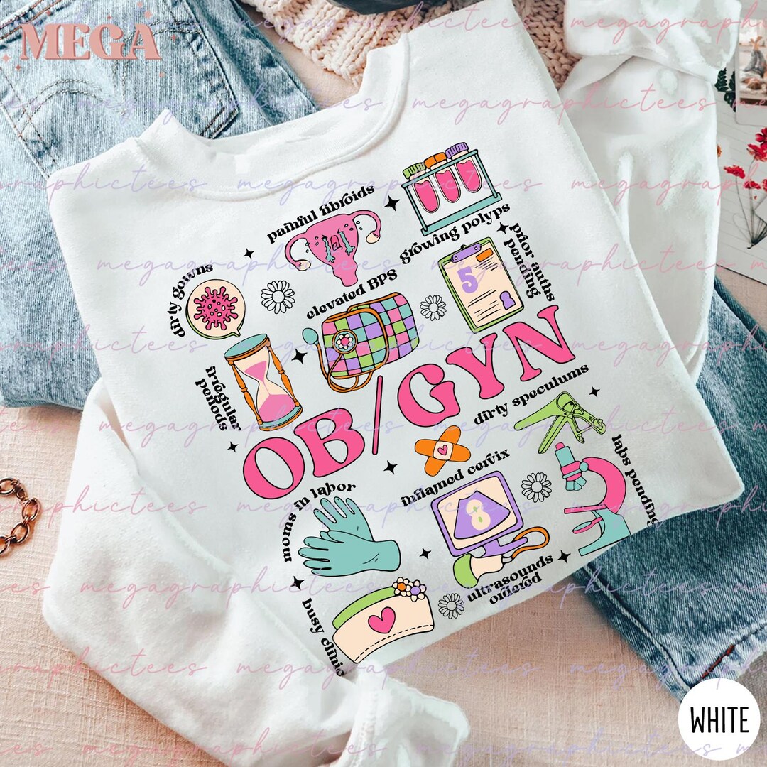 OBGYN Sweatshirt, Obstetrician-gynecologist Sweatshirt, OB/GYN Doctor ...