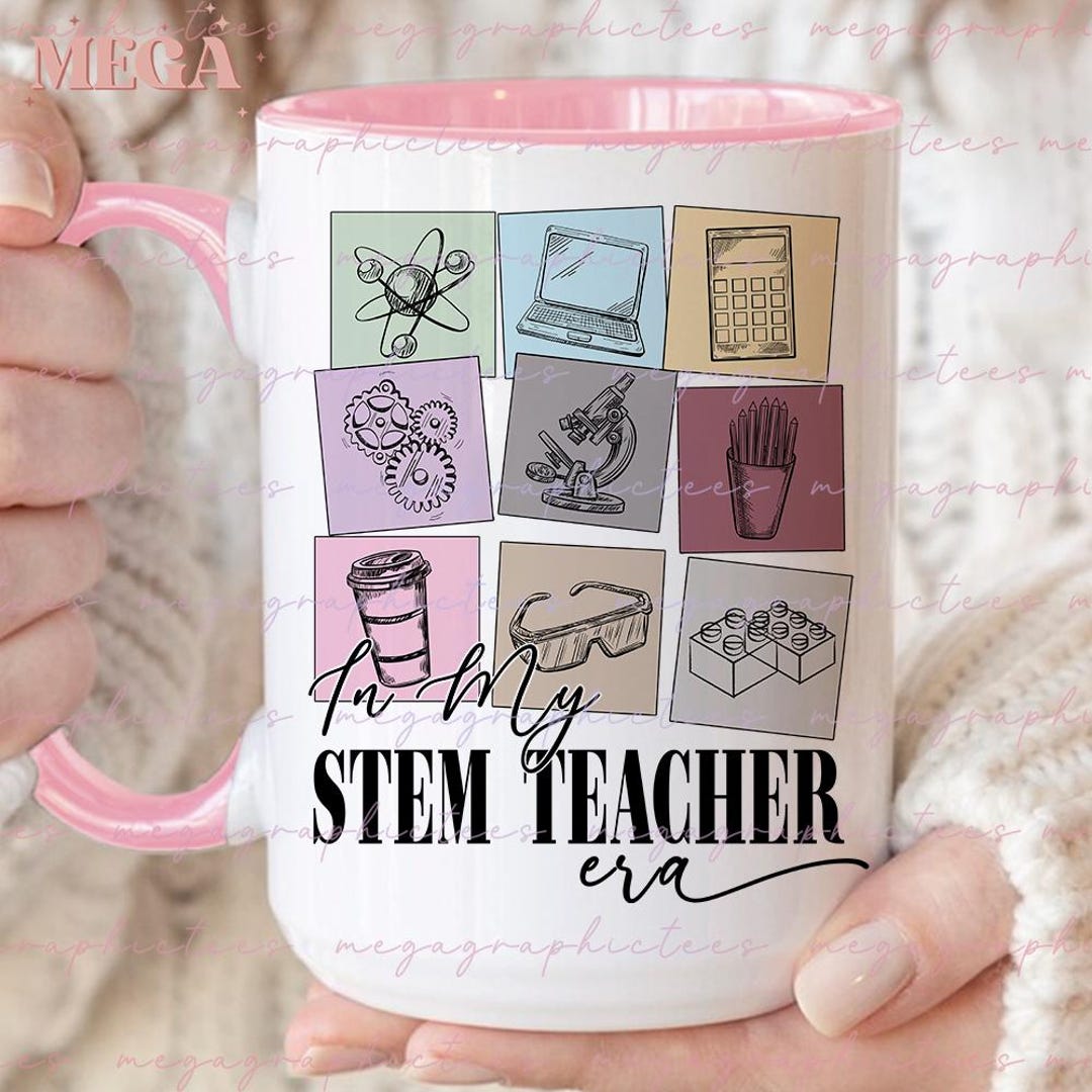 STEM Teacher Mug, Stem Teacher Era Mug, Science Tech Engineer Math ...