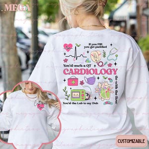 Personalized Cardiology Shirt/sweatshirt, Cardiac Nurse Shirt, CVICU ...