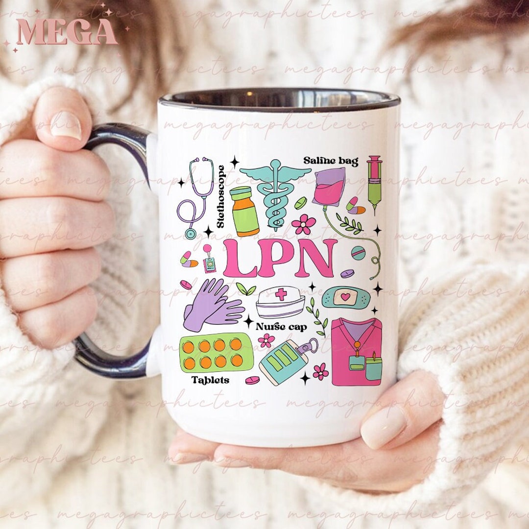 Licensed Practical Nurse Mug, Licensed Practical Nurse Cup, LPN Mug ...