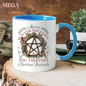 Winter Solstice Mug, Pagan Coffee Mug, Yule Gift, Witch Craft Mug ...