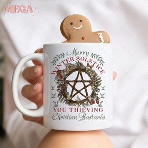 Winter Solstice Mug, Pagan Coffee Mug, Yule Gift, Witch Craft Mug ...