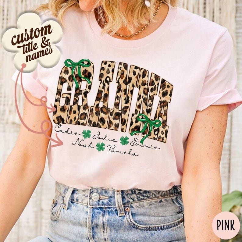 St. Patrick's Day Granna Shirt, Personalized Irish Granna Shirt, Lucky ...