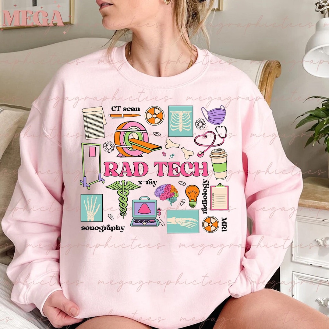 Rad Tech Sweatshirt, Radiology Sweatshirt, Rad Tech Gift, X-ray Tech, X ...