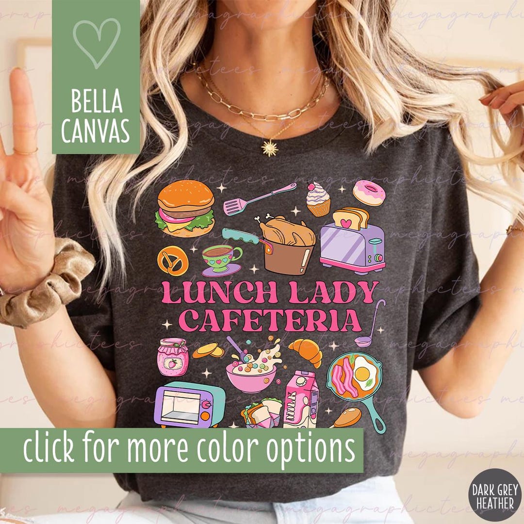 Lunch Lady Shirt, Cafeteria Worker Shirt, Gift for Lunch Lady, Lunch Squad Shirt, Cafeteria Crew ...