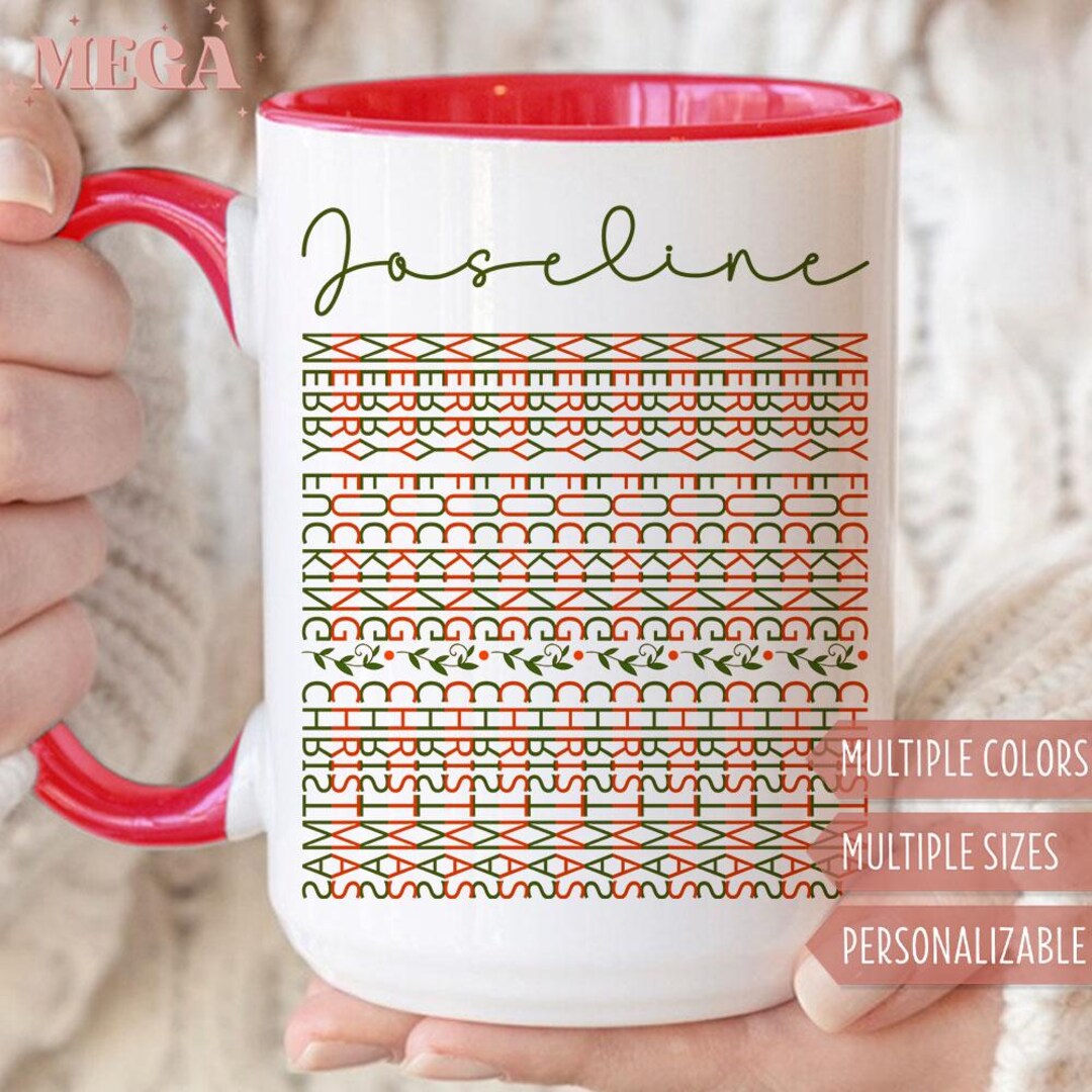 Personalized Hidden Message Mug, Funny Christmas Coffee Mug, Custom ...