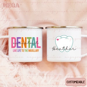 Custom Dental Assistant Mug, Dental Assistant Coffee Cup, Dental ...