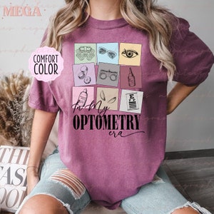 Comfort Colors Optometry Shirt, Ophthalmologist Shirt, Ophthalmology ...