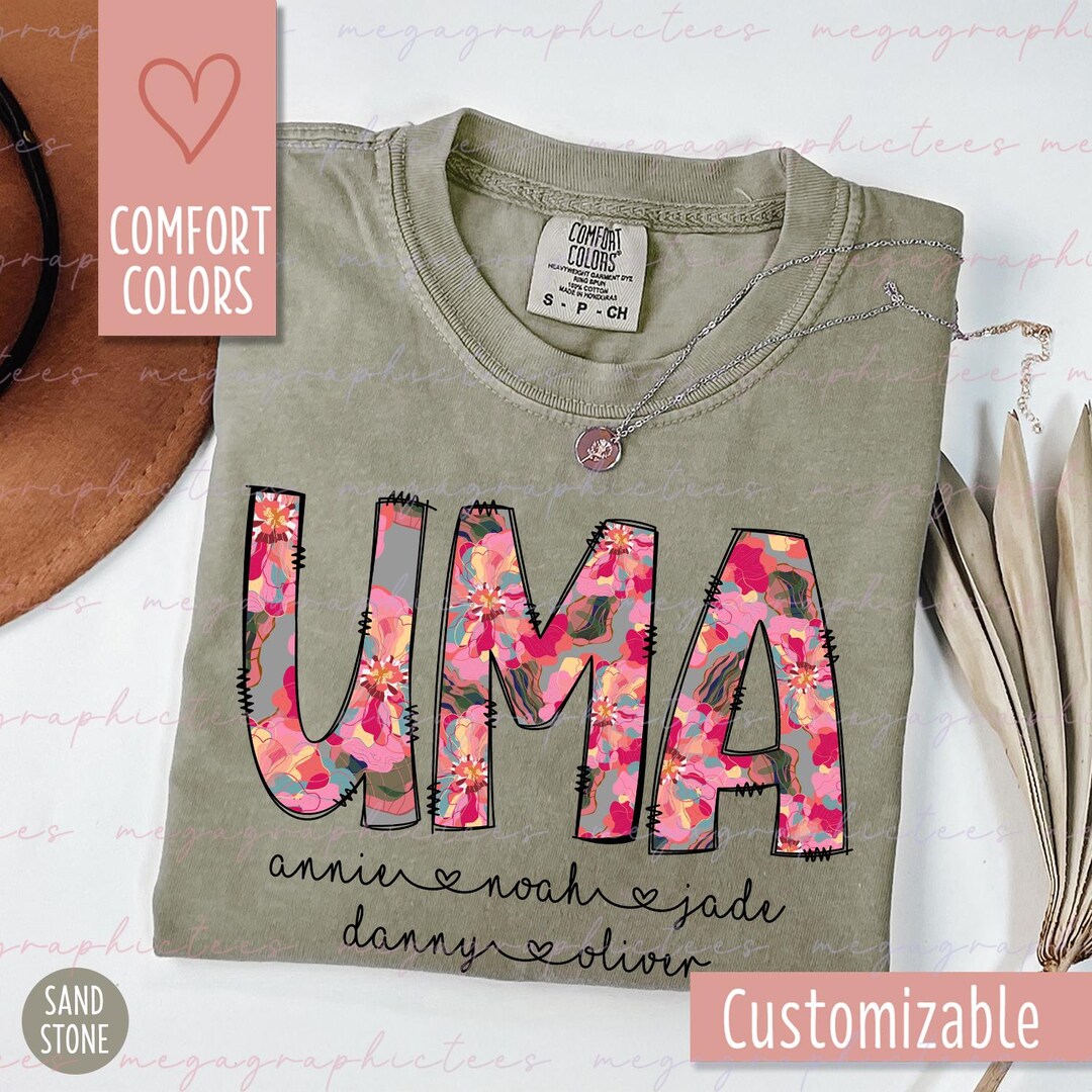 Uma Comfort Colors Shirt, Personalized Uma Shirt, Custom German Grandma ...