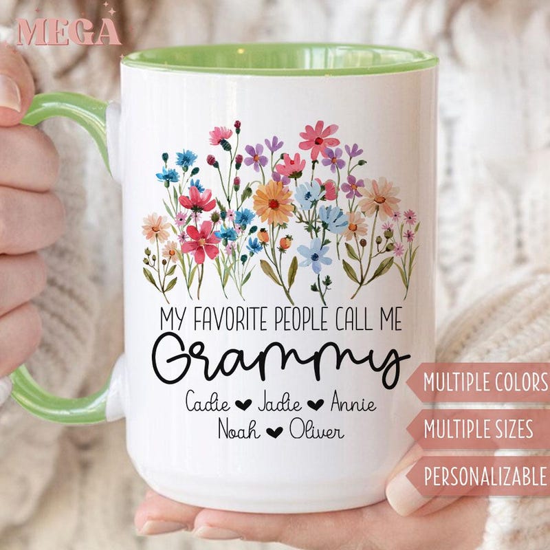 Custom Grammy Coffee Mug - Etsy