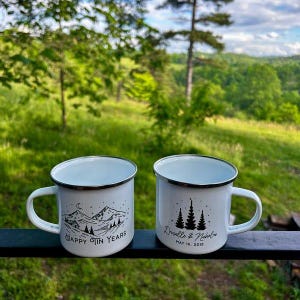 Personalized Tin Years Mug, Tin Year Anniversary Gift 001098 - Etsy