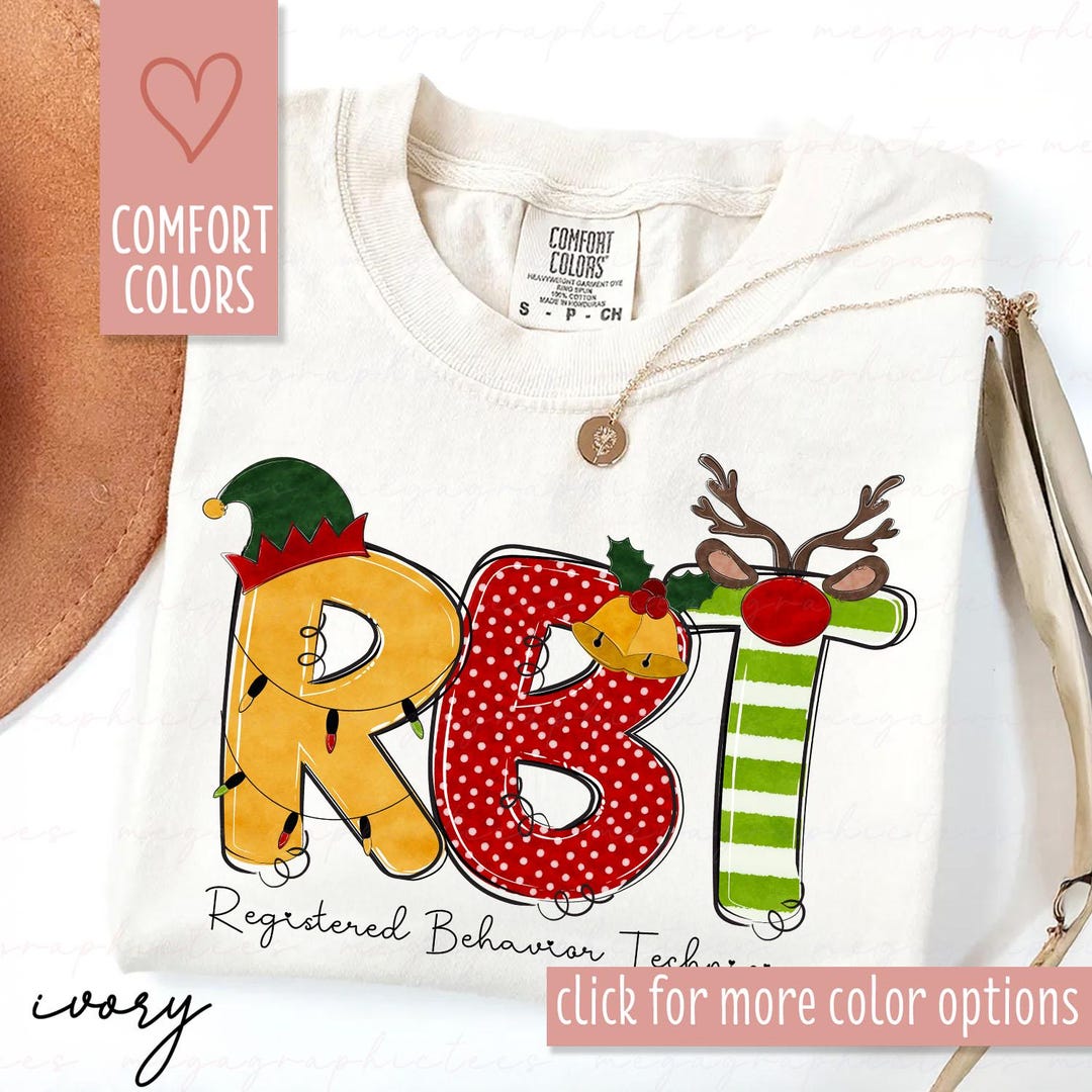 RBT Shirt, Comfort Colors RBT Christmas Shirt, Christmas RBT Shirt ...