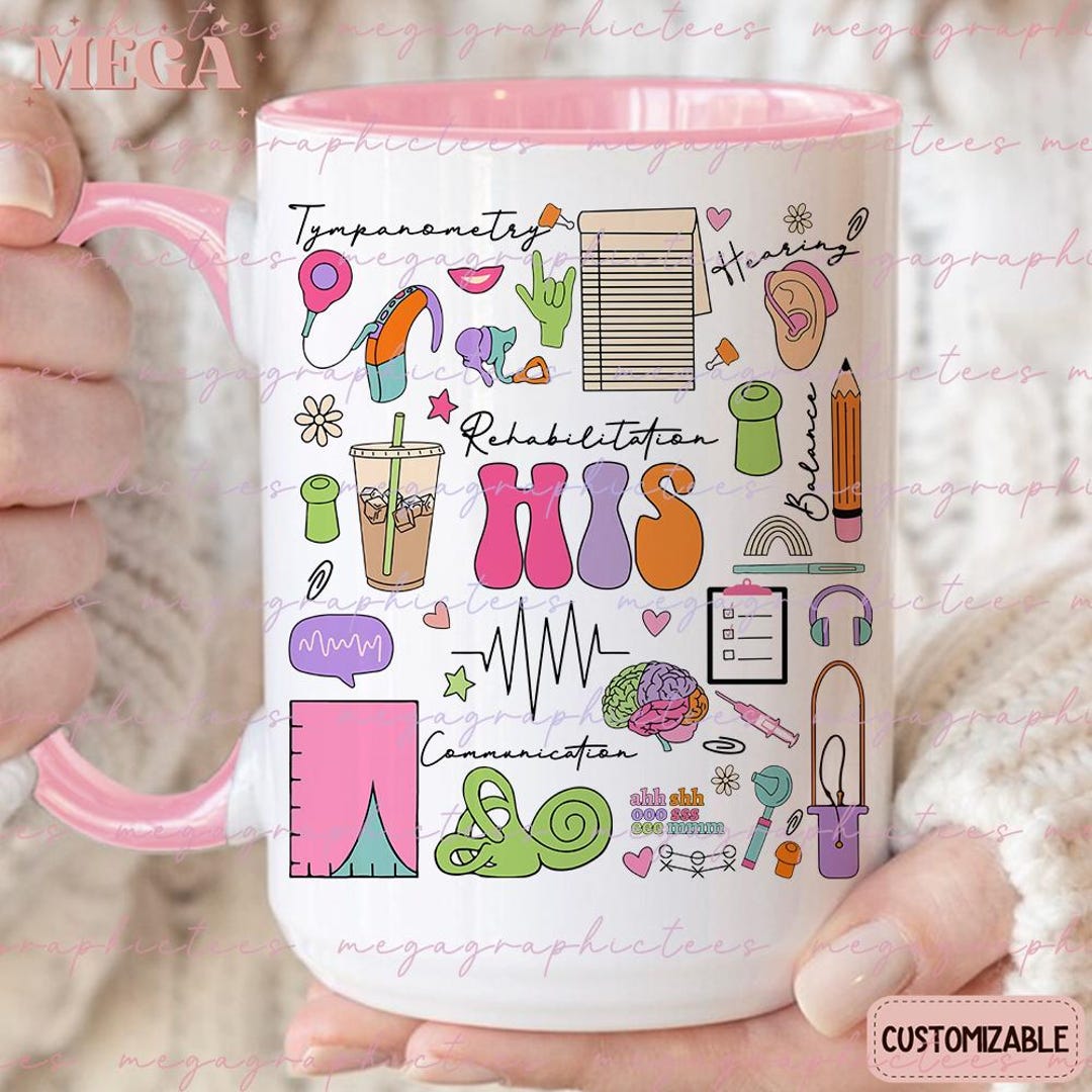 Hearing Instrument Specialist Mug, HIS Mug, AUD Mug, Audiologist Gifts ...