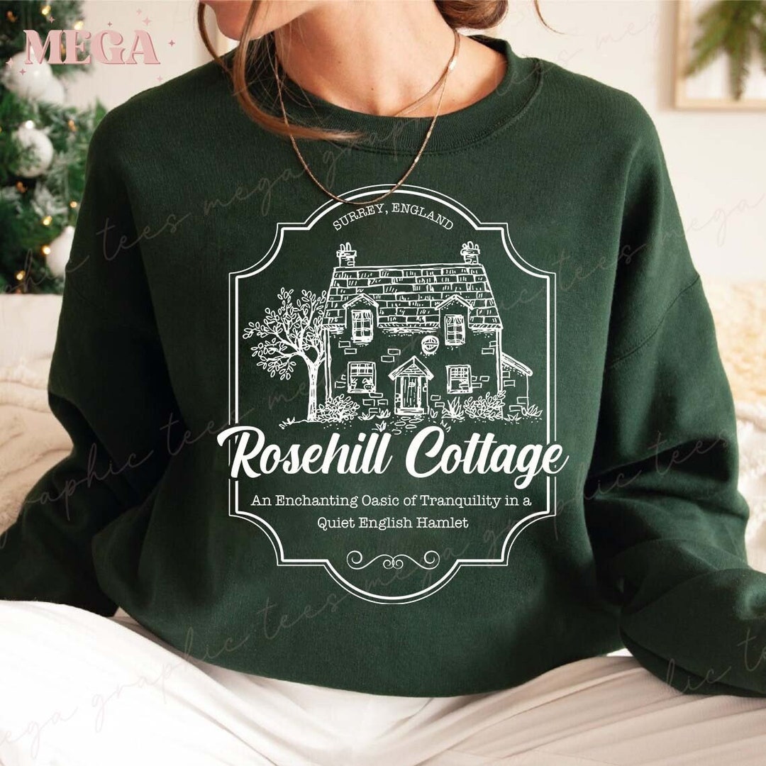 Rosehill Cottage Sweatshirt Holiday Movie Sweatshirt Holiday - Etsy